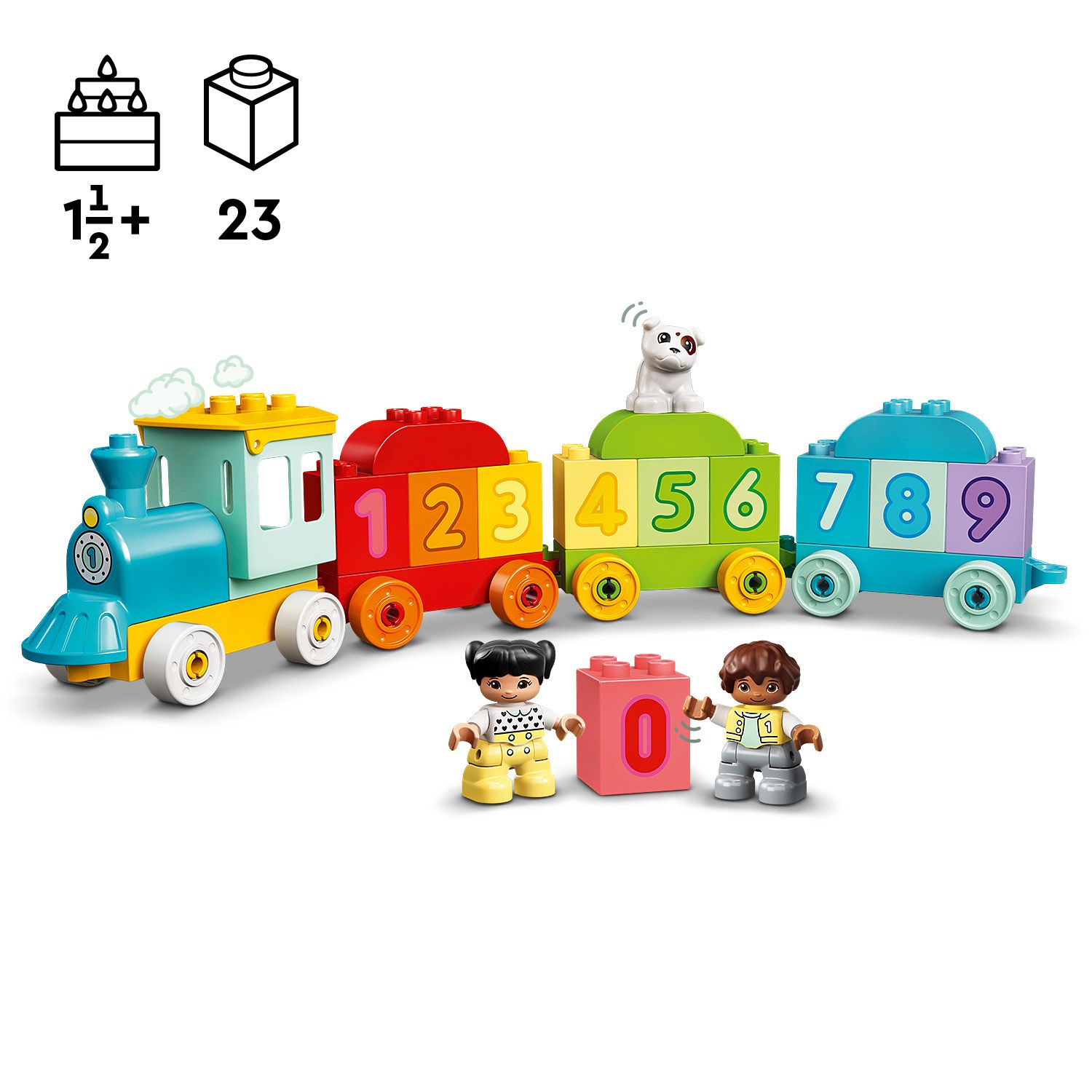 LEGO DUPLO My First Number Train - Learn To Count 10954 Building Toy ...