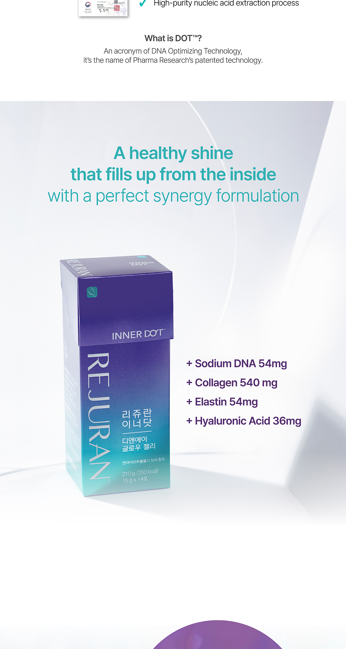 [REJURAN] Inner DOT DNA Glow Jelly 15g (14packets / 3packets) | Shopee Malaysia