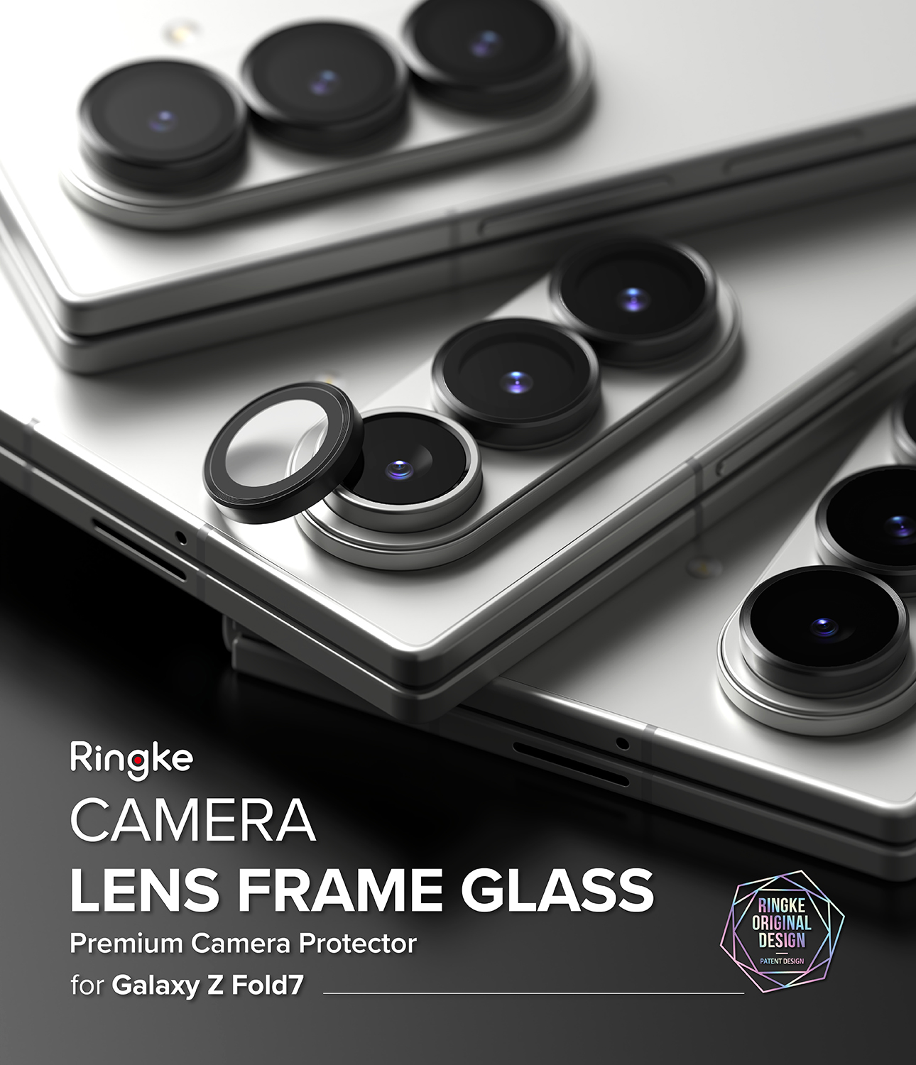 Ringke Camera Lens Frame Glass for Galaxy Z Fold 7 Camera Lens ...