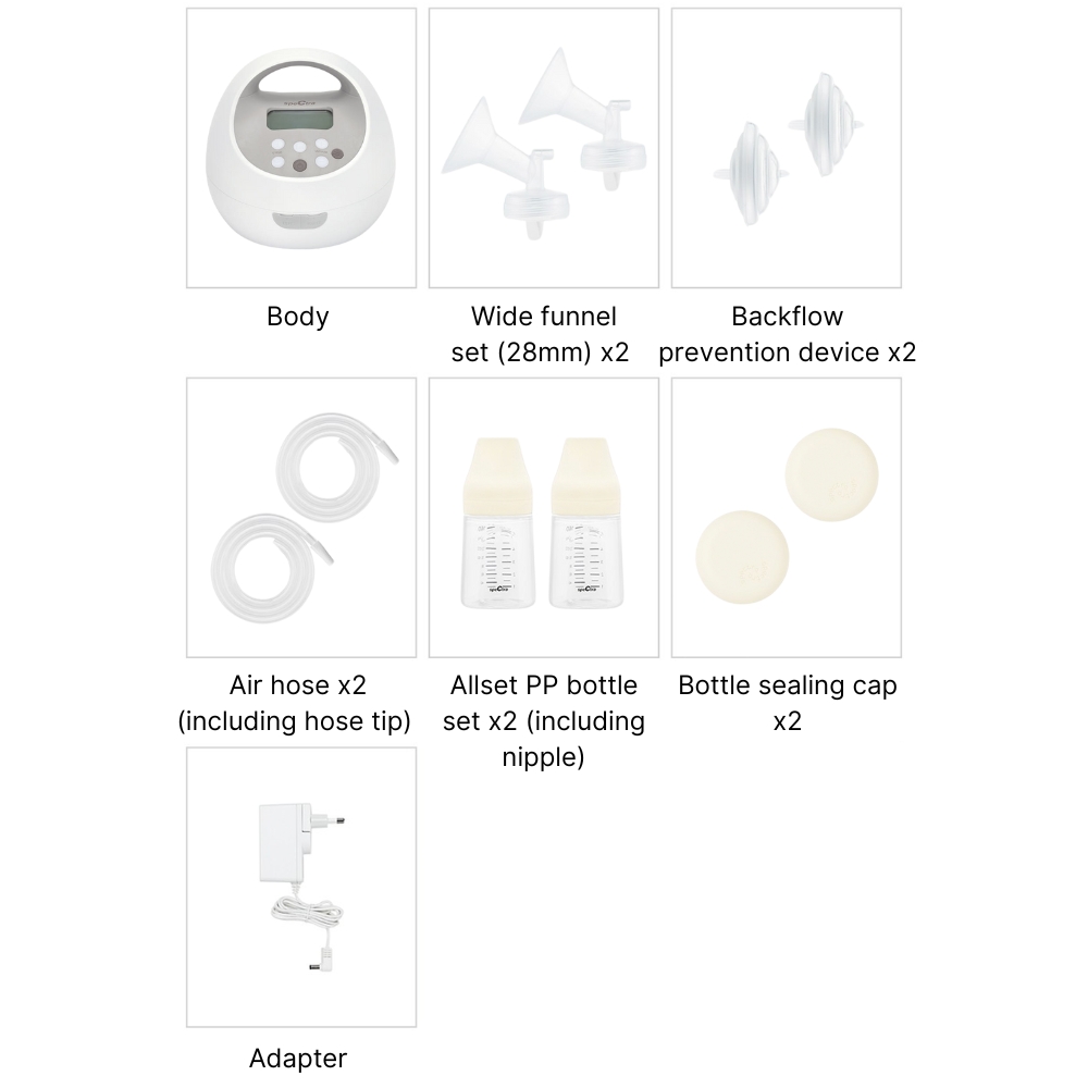Spectra S1 Pro Electric Breast Pump - Rechargeable & Portable Double ...