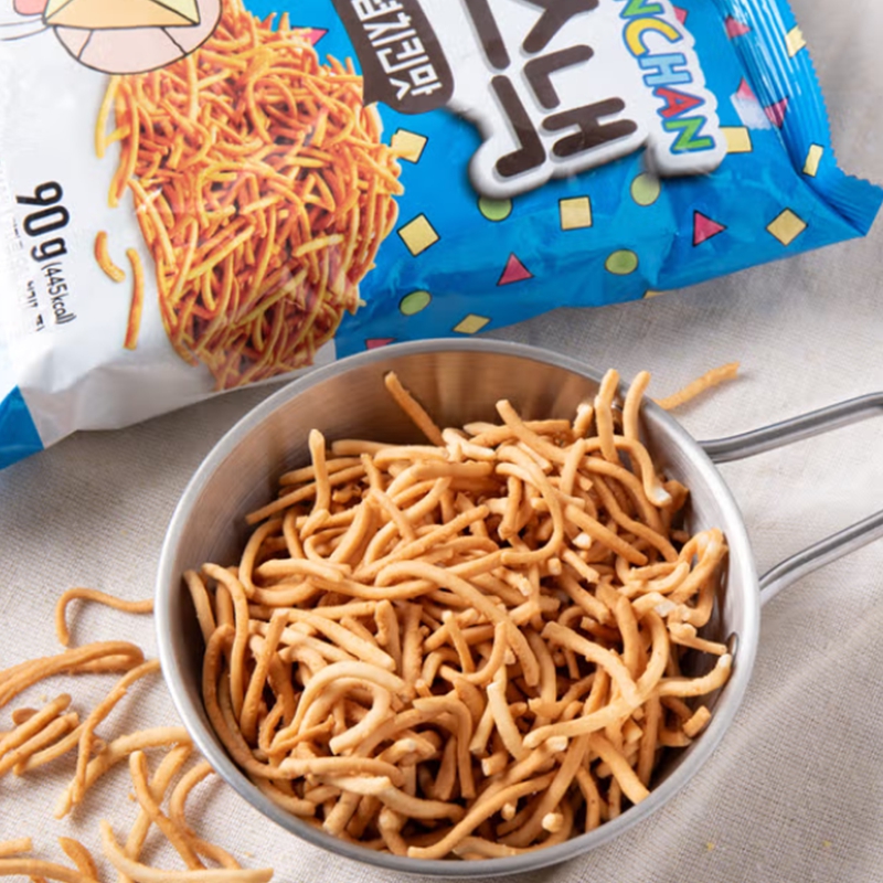 Crayon Shinchan Ramen Snack Crispy Noodle Snack with Rich BBQ and Sweet ...