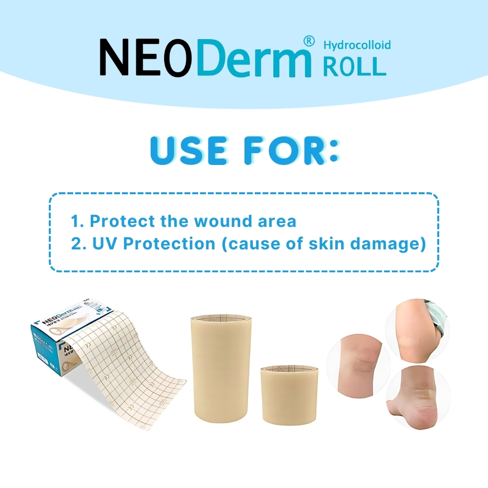 NEO Derm Protective Hydrocolloid Sheet Roll | Custom Size Pimple & Spot ...