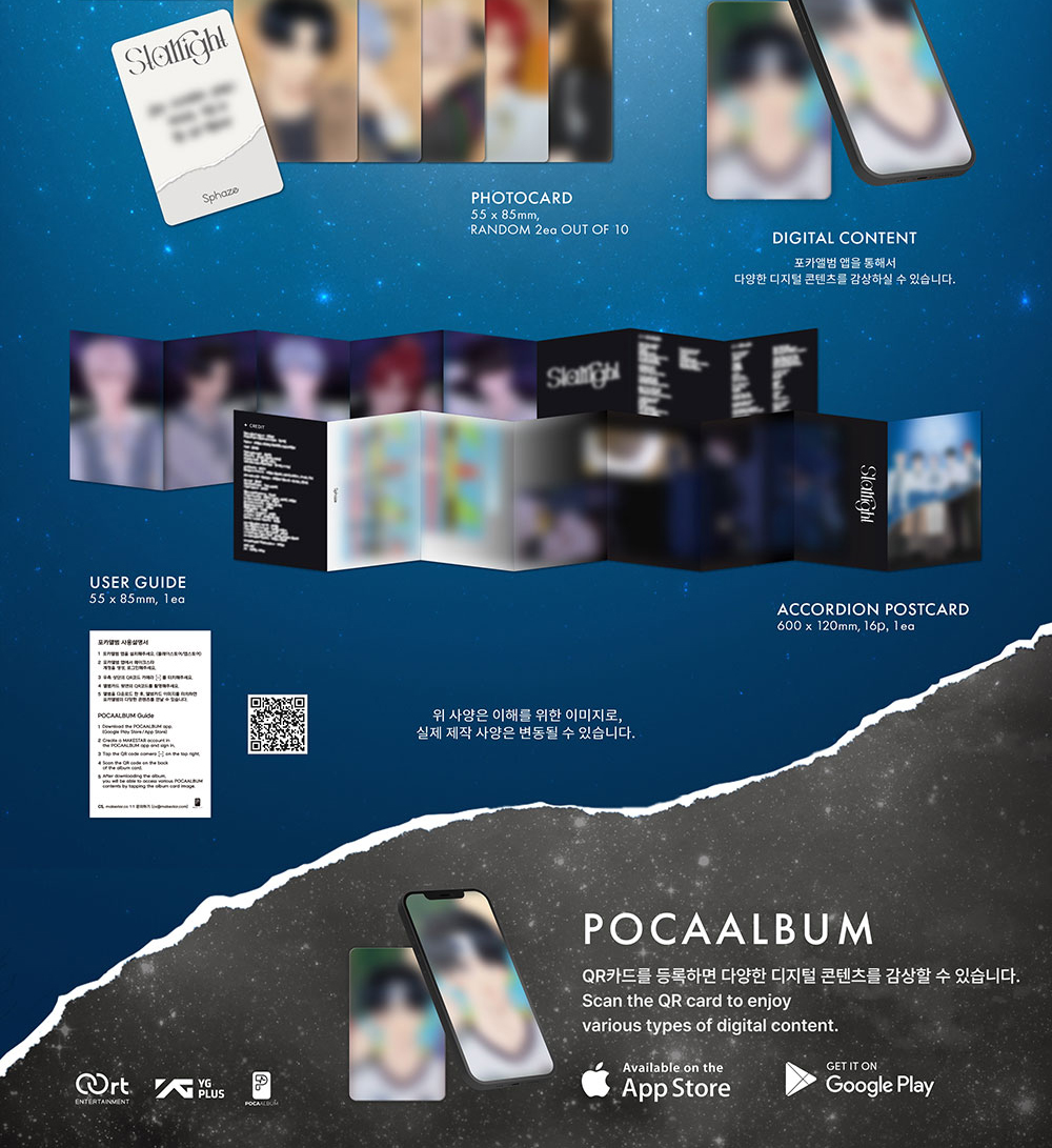 (POCAALBUM) SPHAZE [STARLIGHT] DEBUT ALBUM (30th Sep.2024) | Shopee Malaysia