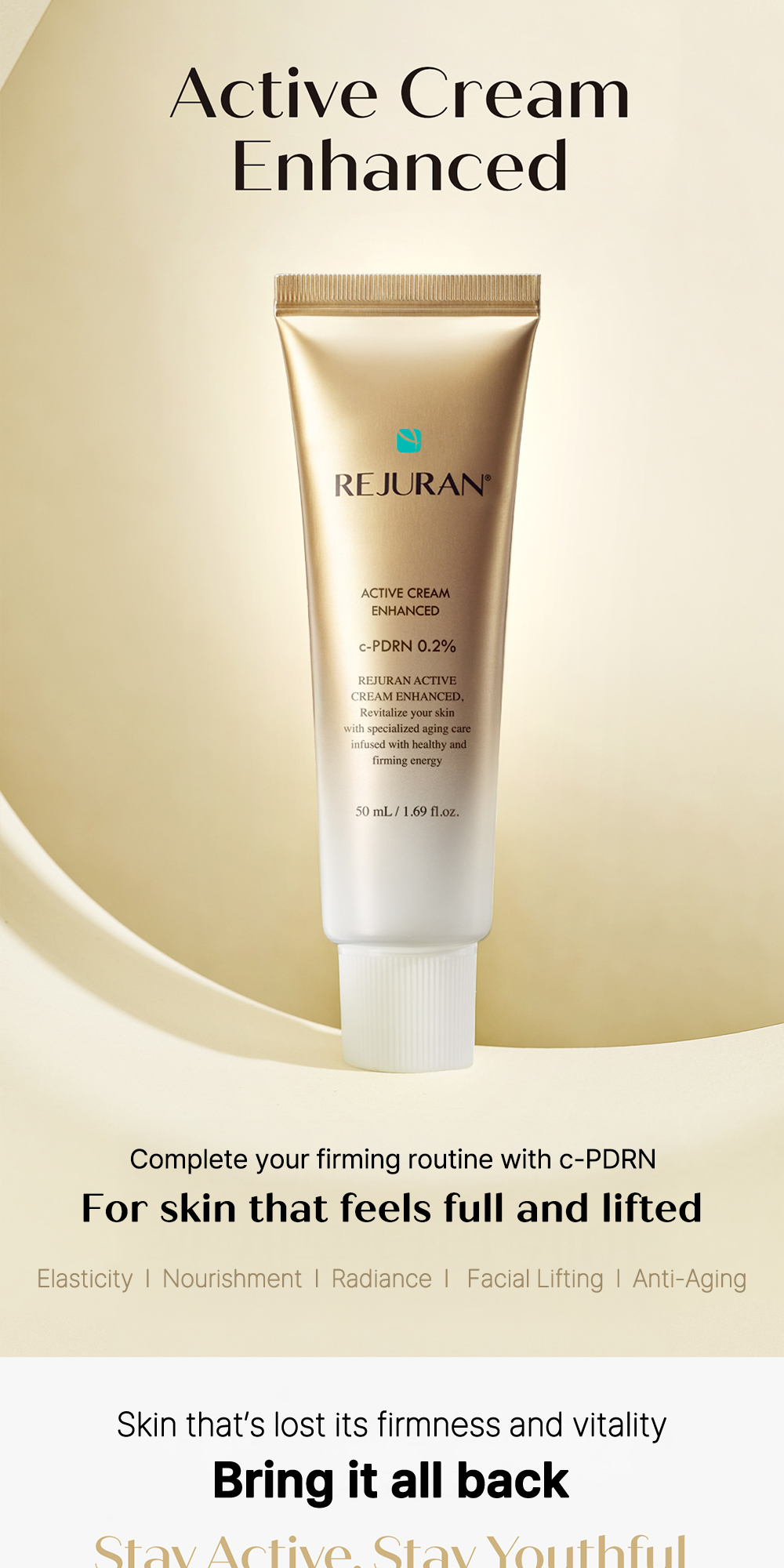 [REJURAN] Active Cream Enhanced 50mL | Lifting, Firming, Collagen ...