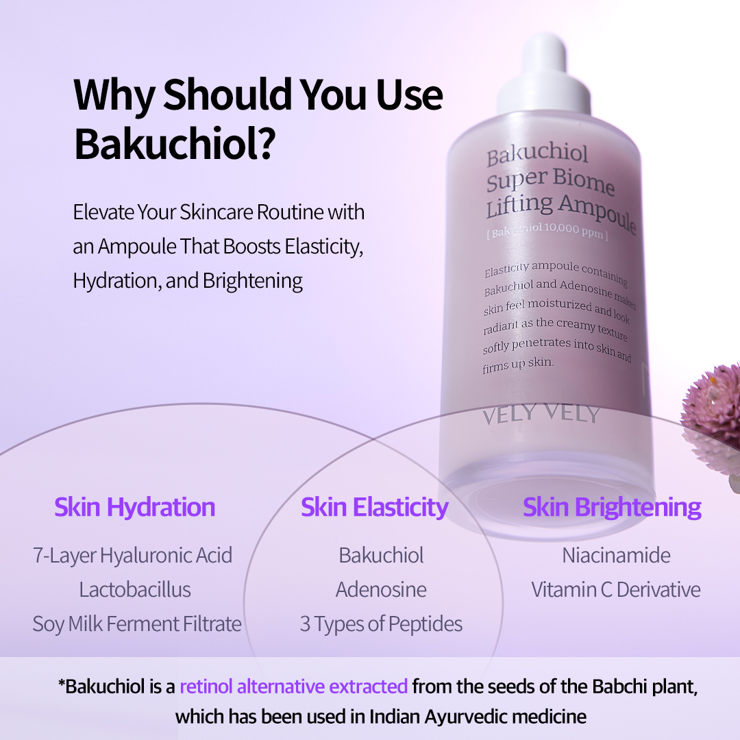 [VELY VELY] Bakuchiol Super Biome Lifting Ampoule 100 ml / 3.38 fl. oz ...