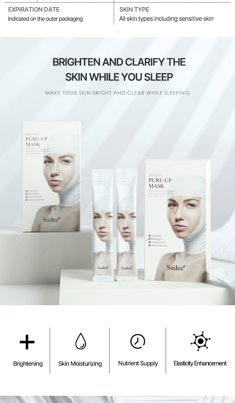 Sudee Shining Pure-Up Mask 4ml *1ea/4ml*10ea | Shopee Malaysia