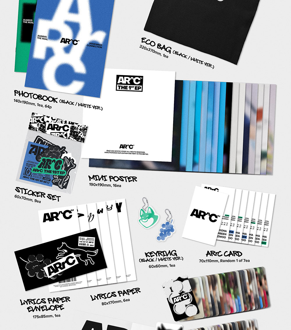 ARrC [AR^C] 1st EP ALBUM (19th Aug.2024) | Shopee Malaysia