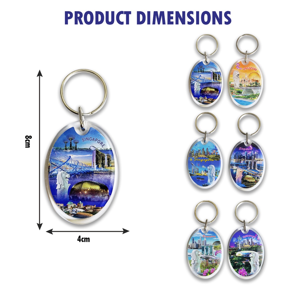 Acrylic Keychain Set Souvenir | Shopee Malaysia