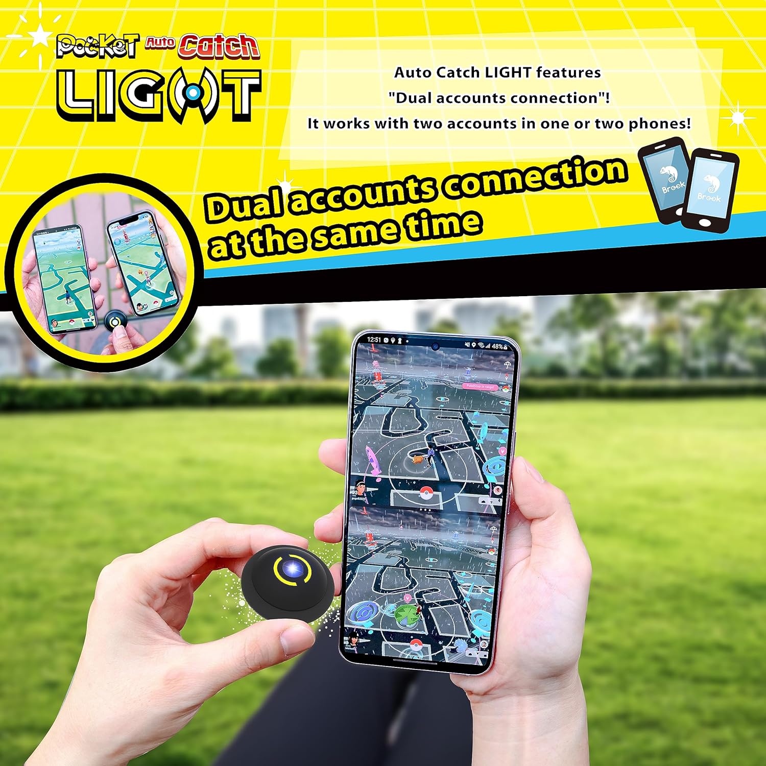 Pocket Auto Catch Light [Brook Official Retailer] SG - Pokémon Go ...