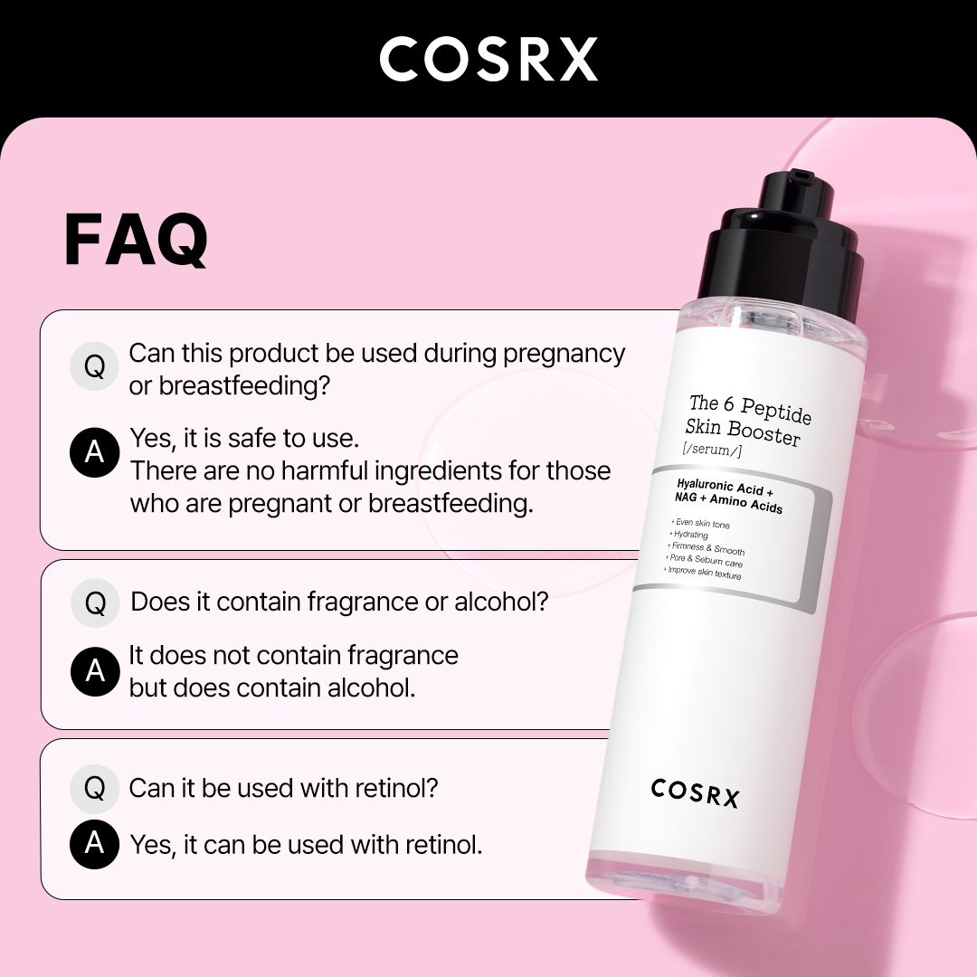 [COSRX OFFICIAL] The 6 Peptide Skin Booster Serum 150ML_Multi Skin Booster Serum, Multi Care ...