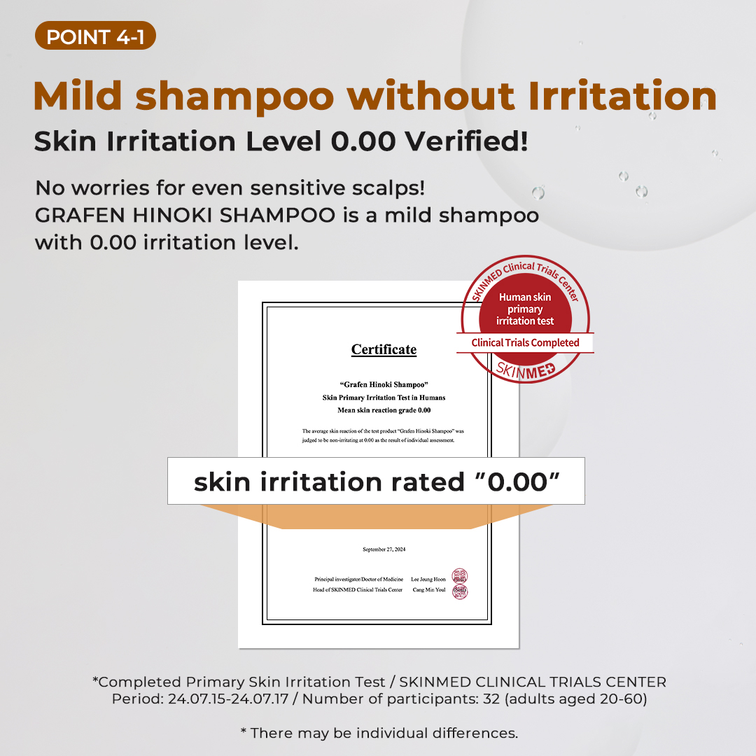 [GRAFEN] Hinoki Shampoo 500ml x2· Oily Scalp shampoo· anti hair loss ...