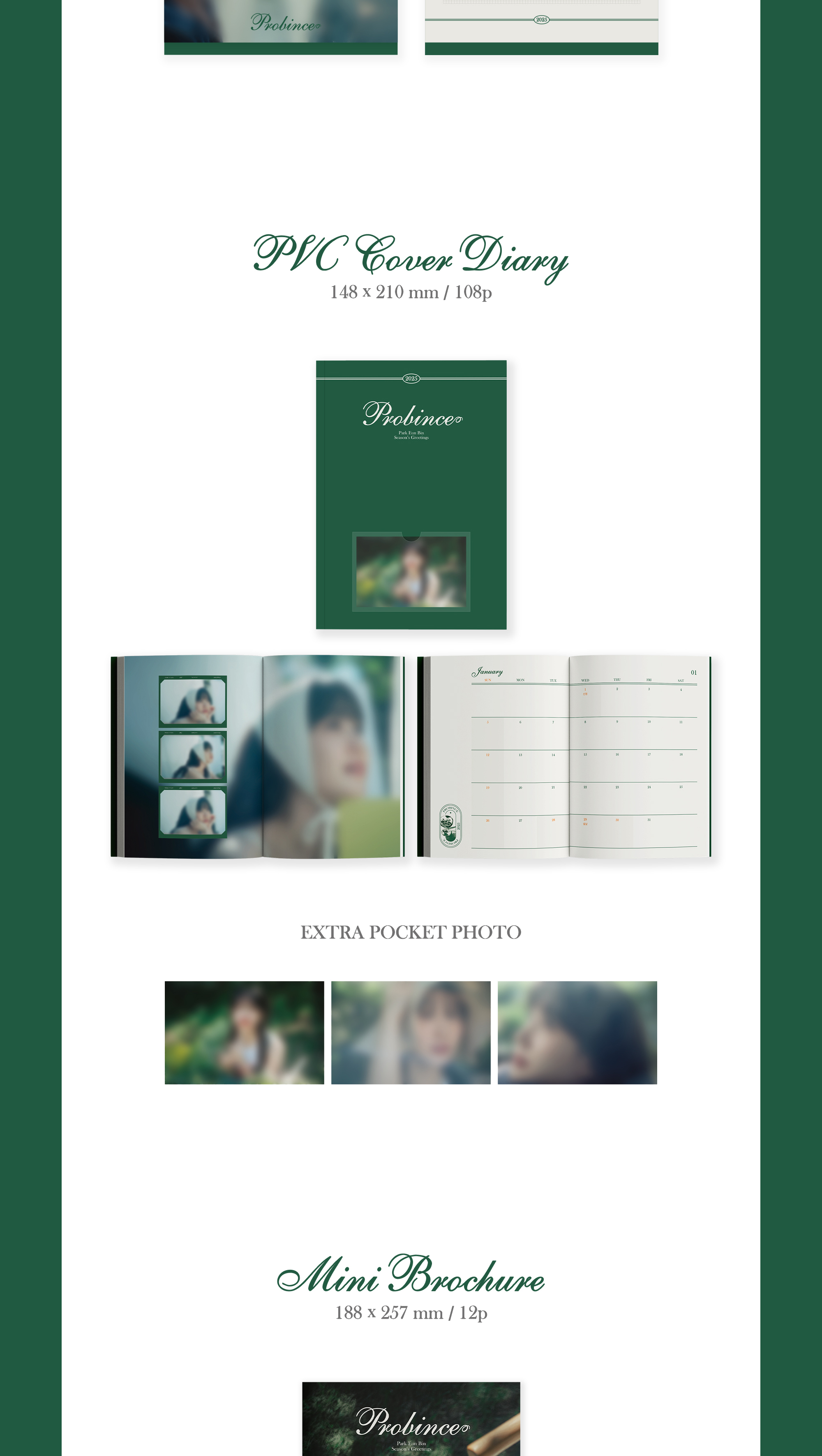 PARK EUN BIN - 2025 SEASON'S GREETINGS [PROBINCE] (26th Dec.2024) | Shopee Malaysia