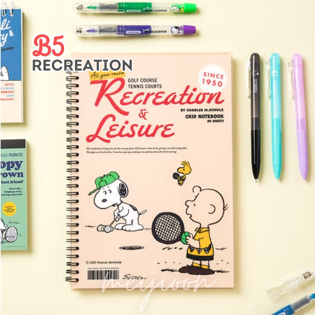 ♥from KOREA♥ DAISO KOREA X PEANUTS, Snoopy and Friends, Binding ...