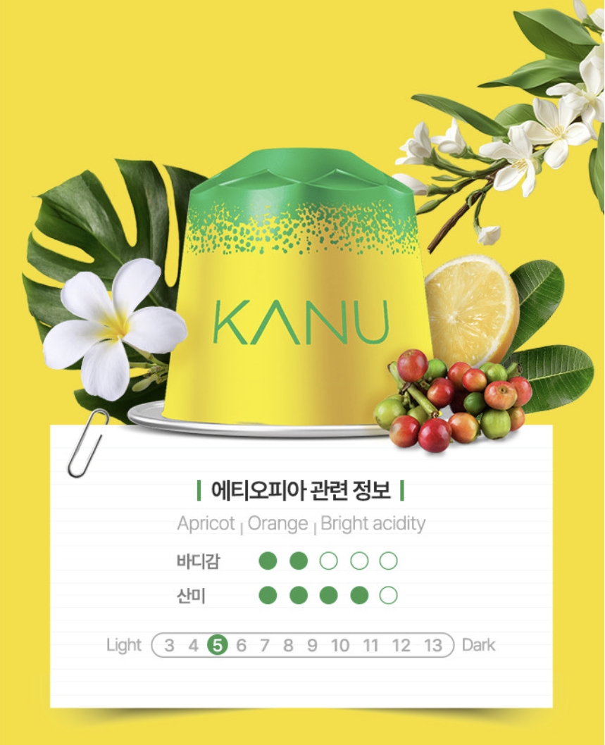KANU / ️Big Sale /Coffee Capsule 10 Capsule compatible Nespresso machines kanu capsule, 6type ...