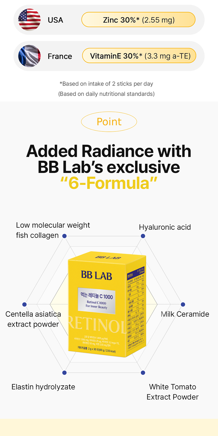 BBLAB Retinol Vitamin C 1000 (2g*30sticks) | Shopee Malaysia