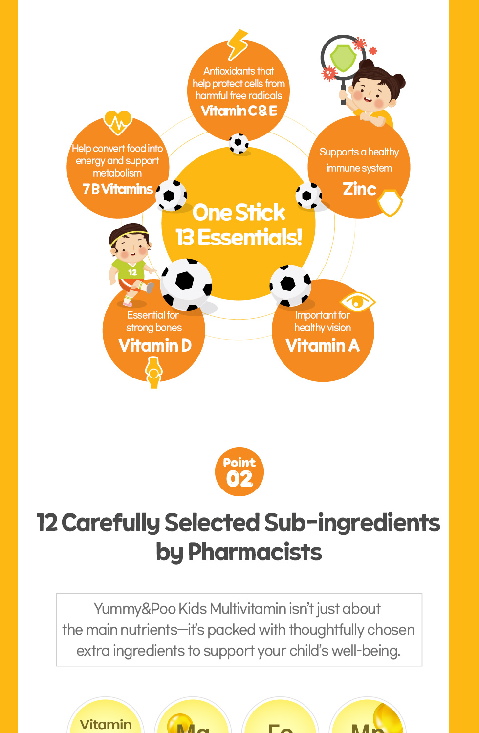 GMPHARM Yummy&Poo kids multivitamin (30 pouches) | Shopee Malaysia