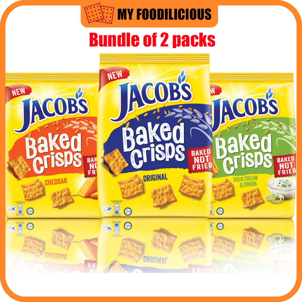 Jacob's Baked Crisps - Sour Cream, and Cheddar Baked Crips - Jacob's ...