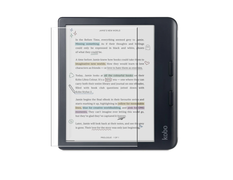Clear PET Screen Protector | Kobo Clara BW/Color, Libra Color ...