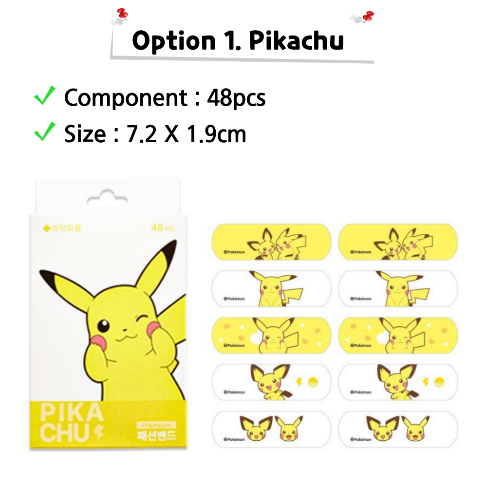 Pokémon Bandage Sticking Plaster Pokemon Adhesive Plaster Character ...
