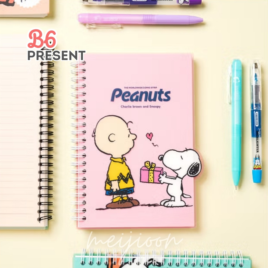 ♥from KOREA♥ DAISO KOREA X PEANUTS, Snoopy and Friends, Binding ...