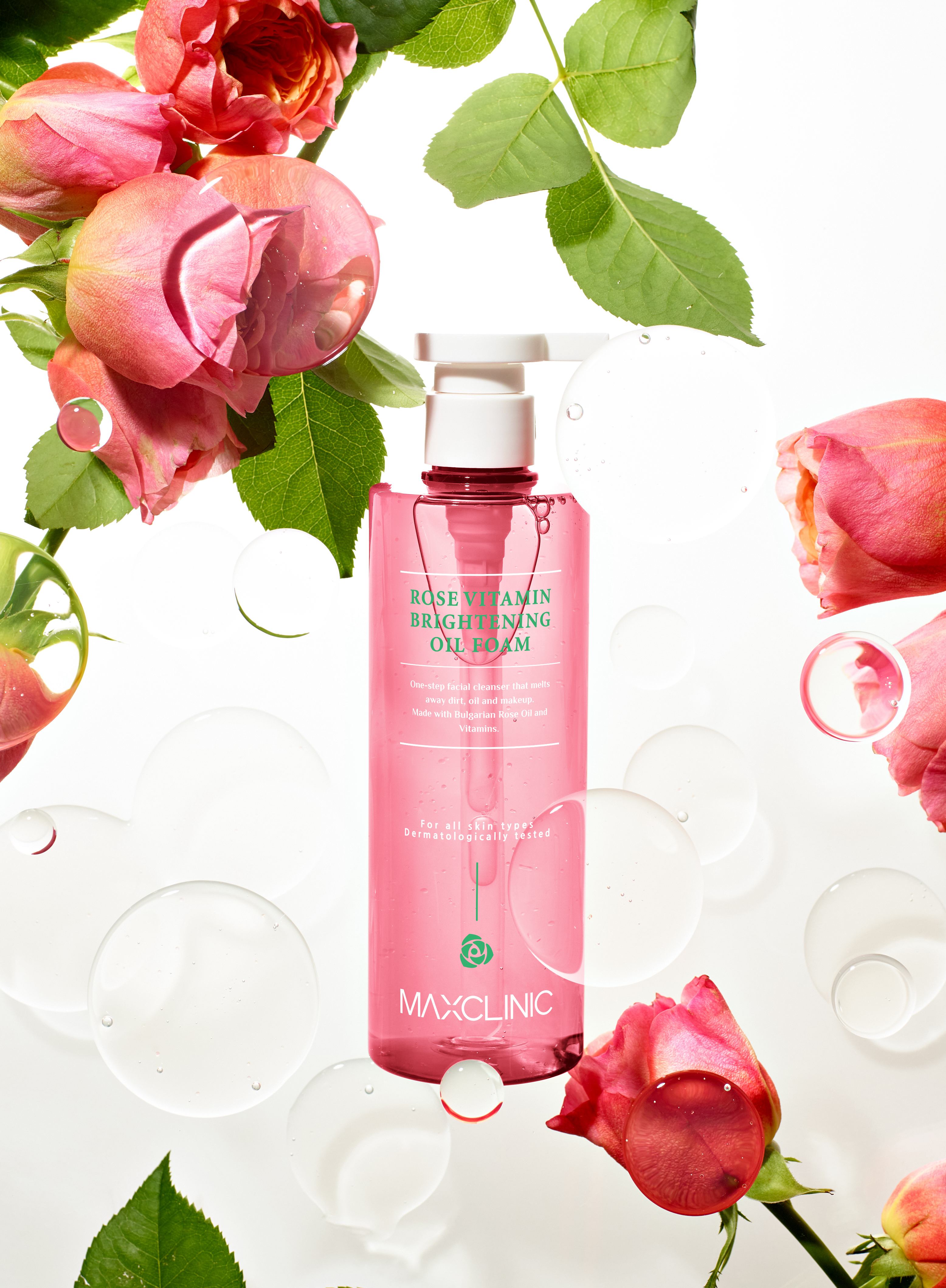 [MAXCLINIC] Rose Vitamin Brightening Oil Foam Cleanser 110g / 310g ...