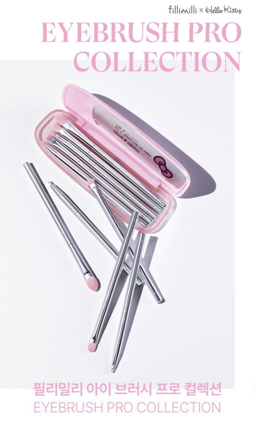 Fillimilli x Hello Kitty EYE BRUSH PRO COLLECTION /(Eye Brush+Keychain ...