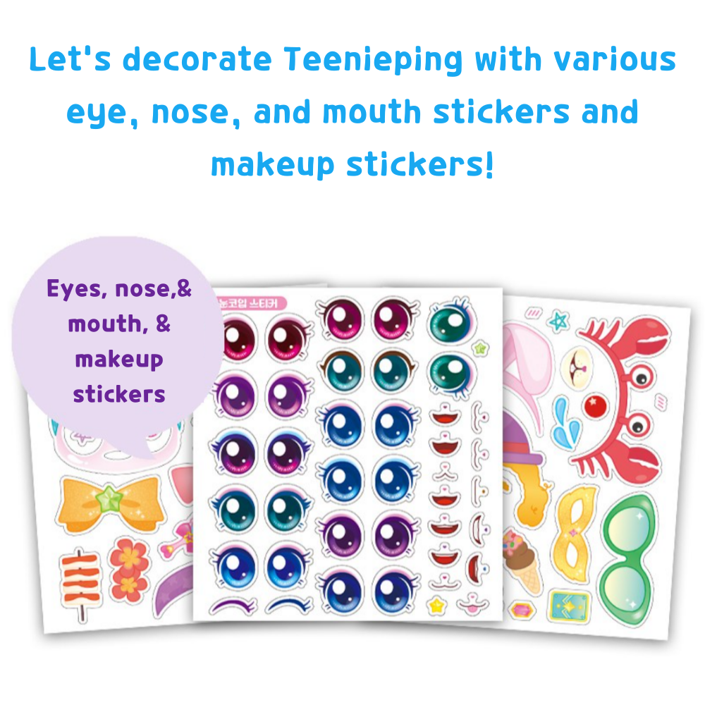 Season 5 Shooting Star Catch Teenieping Makeup Play Book with Stickers ...