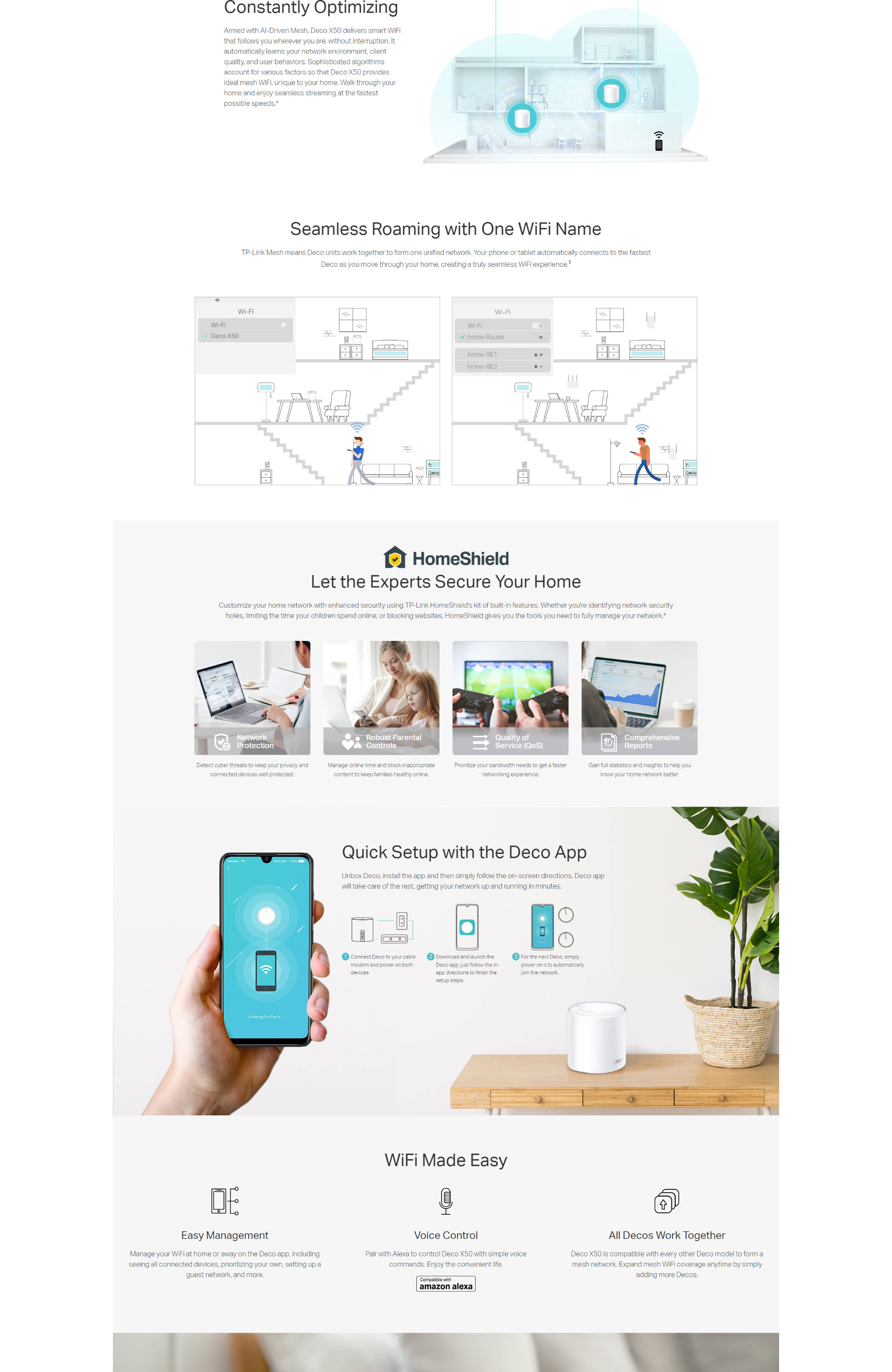 TP-Link Deco X50 AX3000 Whole Home Mesh WiFi 6 System (1-Pack) | Shopee ...