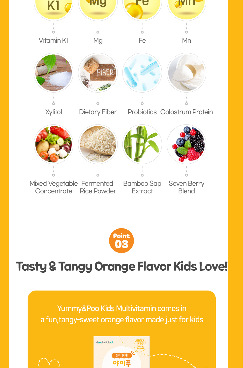 GMPHARM Yummy&Poo kids multivitamin (30 pouches) | Shopee Malaysia