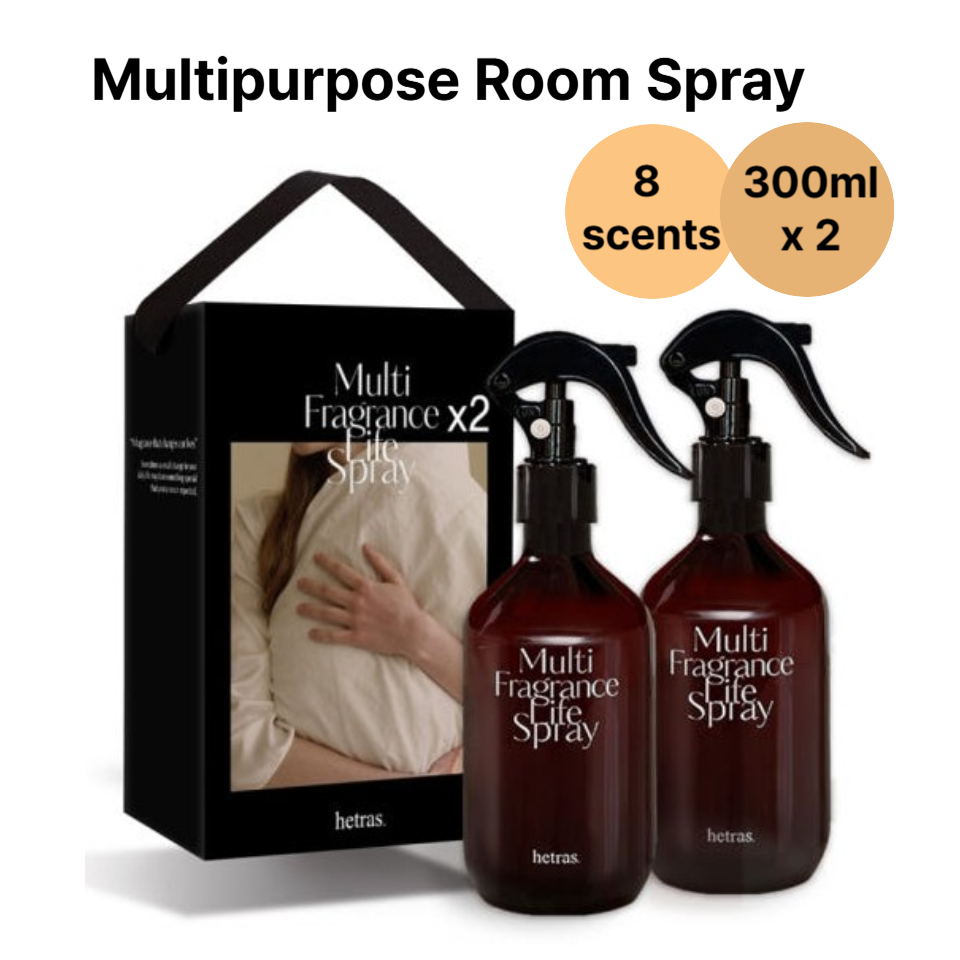 KOREA 🇰🇷 1+1 Hetras Room Spray 300ml x 2ea (Hetras Multipurpose Room Spray) | Shopee Malaysia