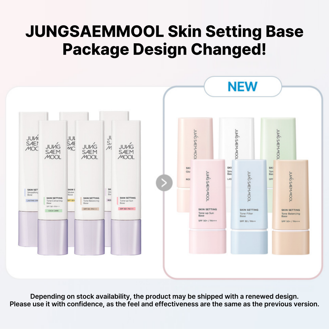[Jungsaemmool] NEW Skin Setting Base 40ml 7Type (Water Sun, Tone Correcting, Tone Balancing ...