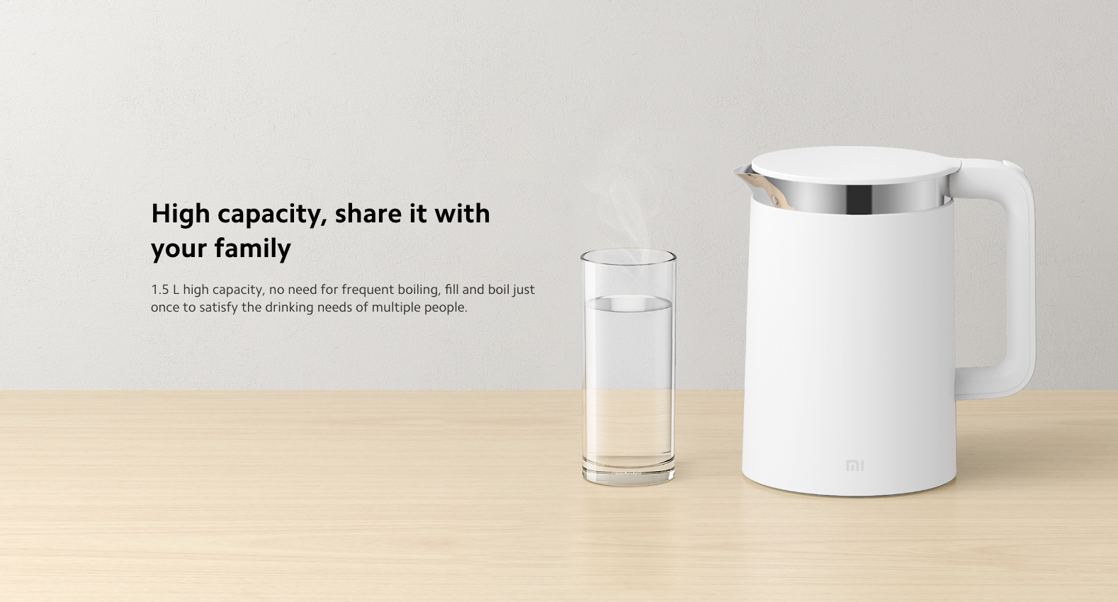 Xiaomi Mi Smart Electric Kettle Pro 1800W Fast Boiling 1.5L Stainless ...