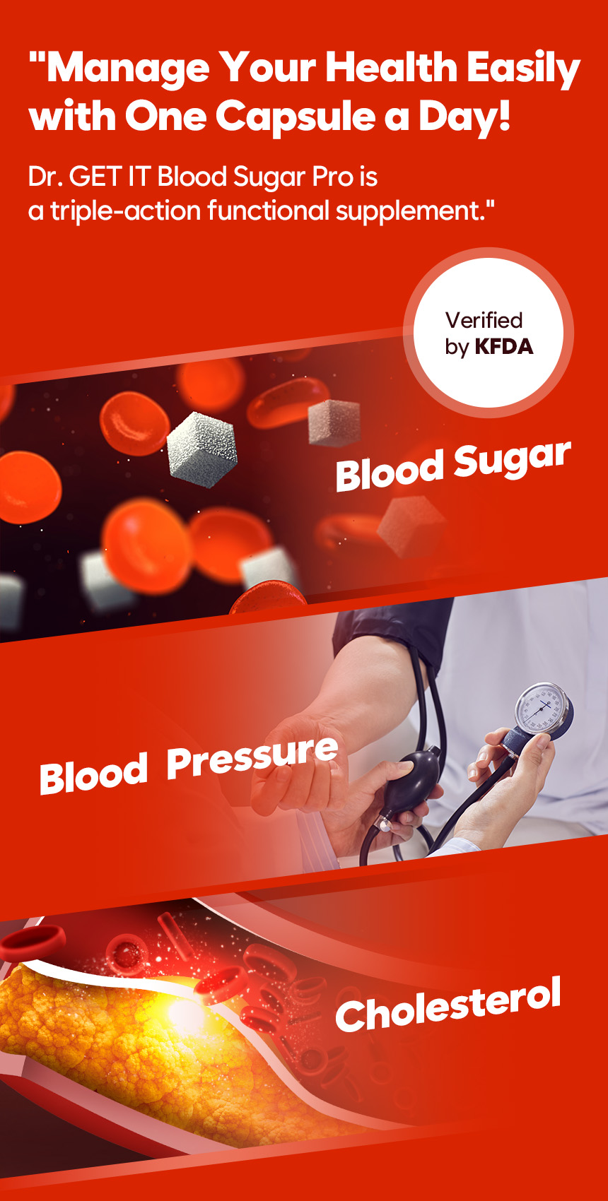 Dr. GET IT Blood Sugar Pro Ultimate Triple Action (1 Box x 30 Capsule ...