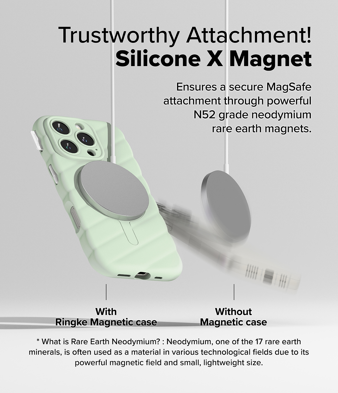Ringke Macaron Silicone Magnetic for iPhone 16 Pro Colorful Soft ...