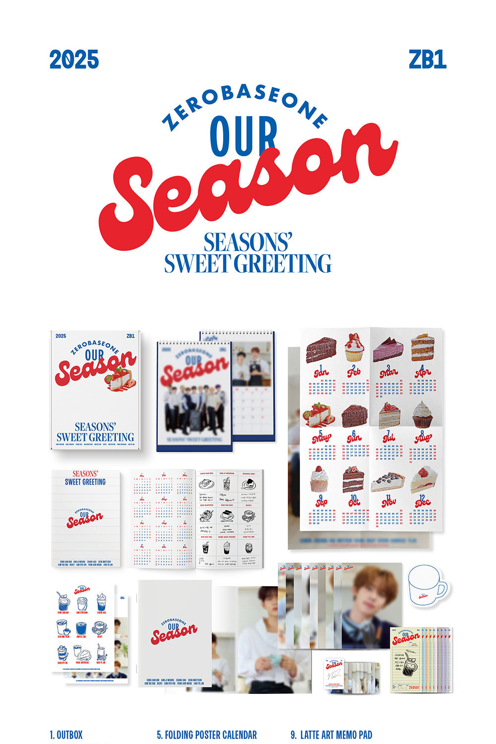 [POB] ZEROBASEONE(ZB1) [OUR Season] 2025 SEASON'S GREETINGS (23rd Dec.2024) | Shopee Malaysia