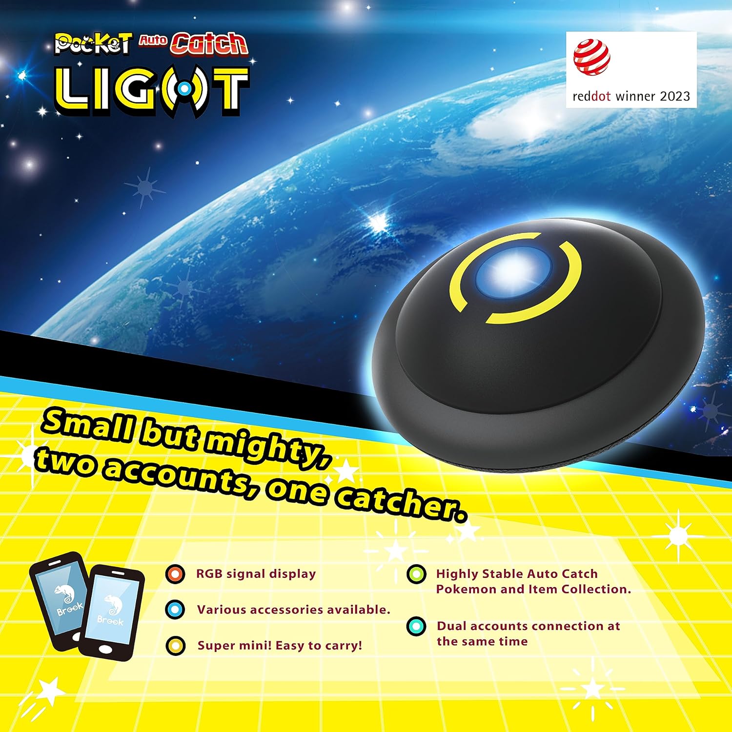 Pocket Auto Catch Light [Brook Official Retailer] SG - Pokémon Go ...