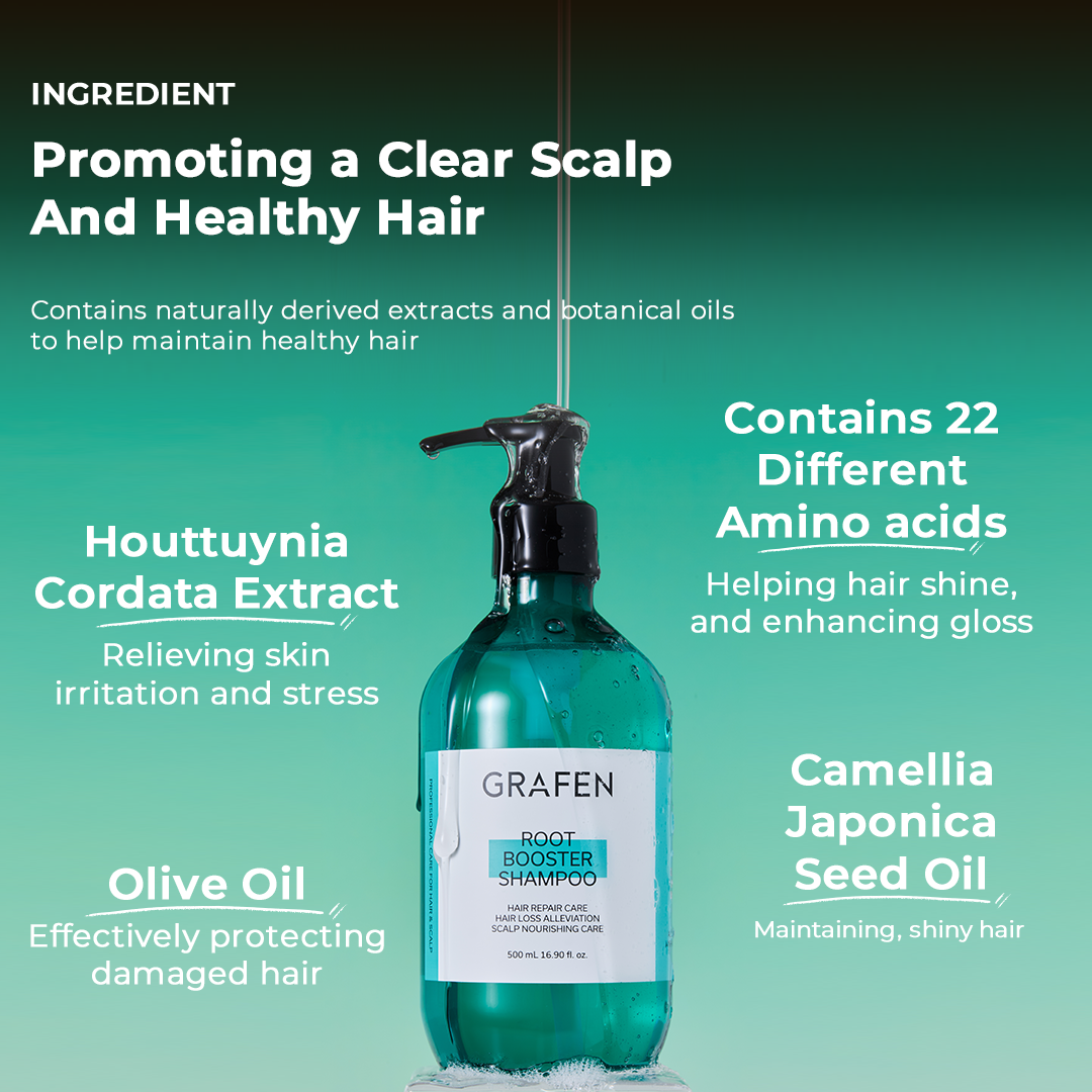 [GRAFEN] Root Booster Shampoo 500ml x2·anti hair loss shampoo·anti ...