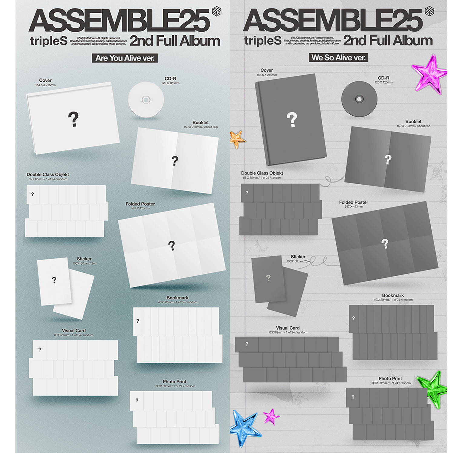 tripleS - Regular Album [ASSEMBLE25] (Photobook ver.) | Shopee Malaysia
