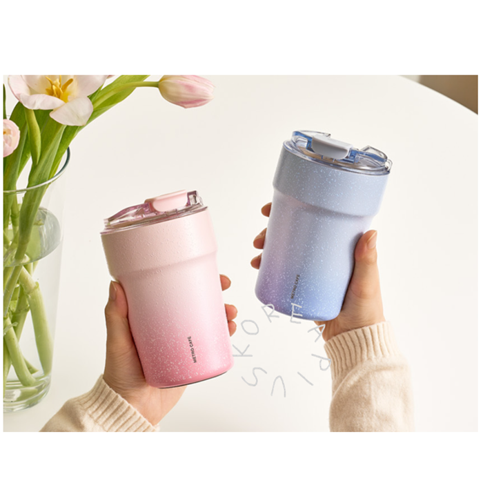 [LocknLock] Metro Cafe Ceramic Tumbler 400ml LHC4356 (Vanilla ...