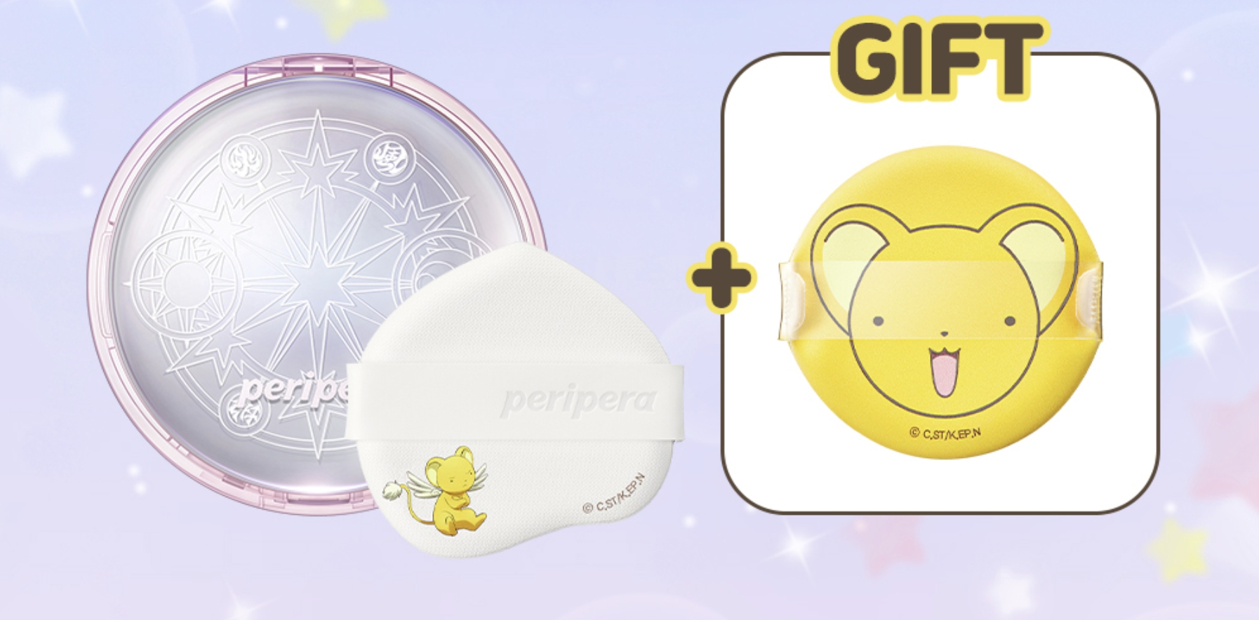 peripera Card Captor Cherry/Sakura Collection Mood Like Palette 5 Custom Cheek Water Bare Tint ...