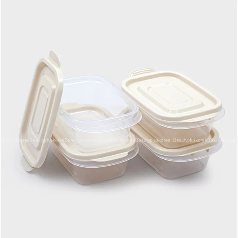 [DAISO] Easy Open Square Container 300ml 4p 50300 | Shopee Malaysia
