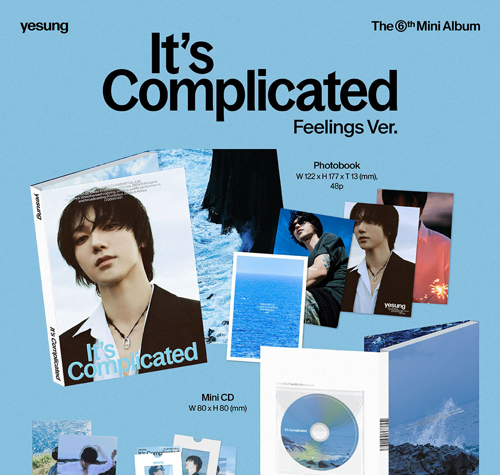 (FEELINGS ver.) YESUNG (SUPER JUNIOR) [IT'S COMPLICATED] 6th MINI ALBUM ...