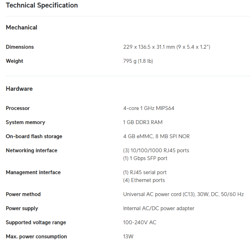 Ubiquiti UniFi UBQ-ER-4 EdgeRouter 4 | Edgemax Technology 4Gb/s - 1 ...