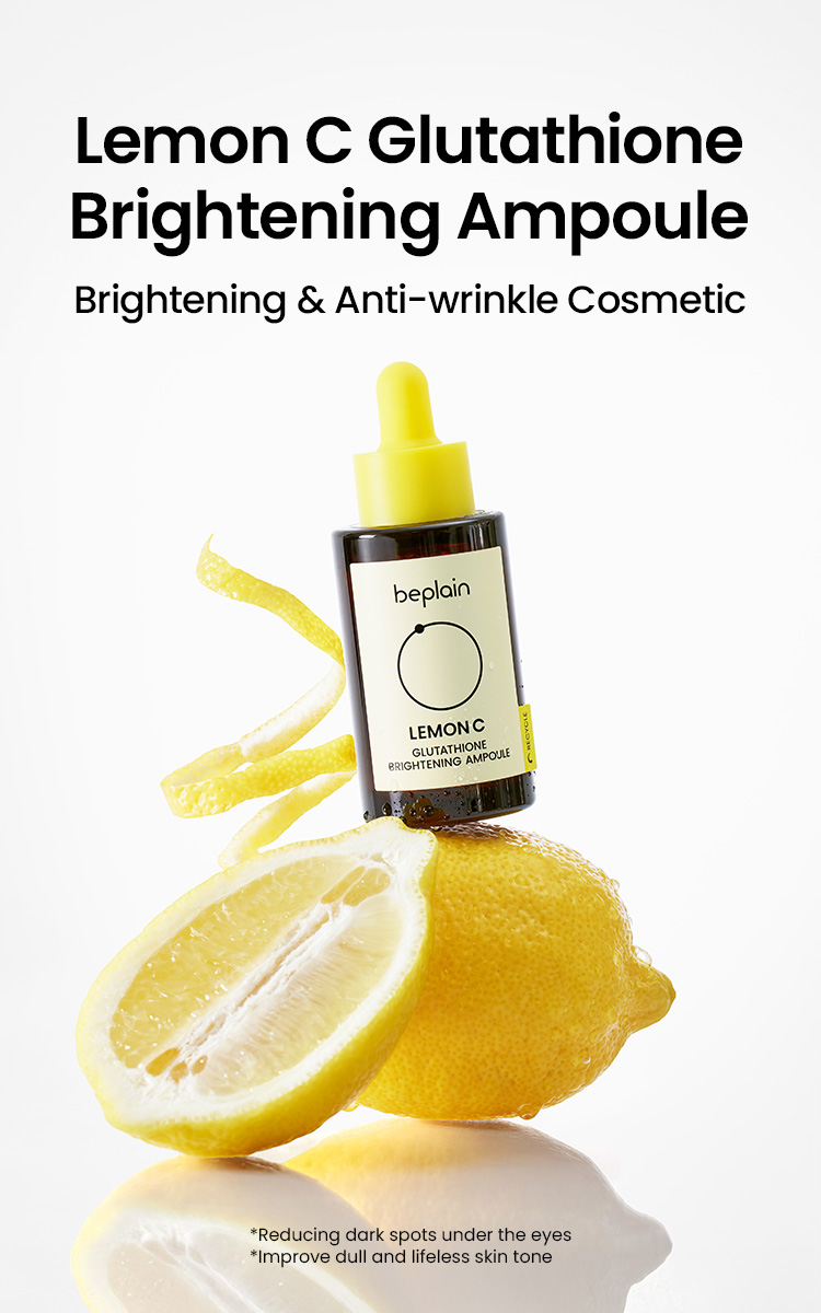 BEPLAIN LEMON C GLUTATHIONE BRIGHTENING AMPOULE 30ml | Improves skin ...