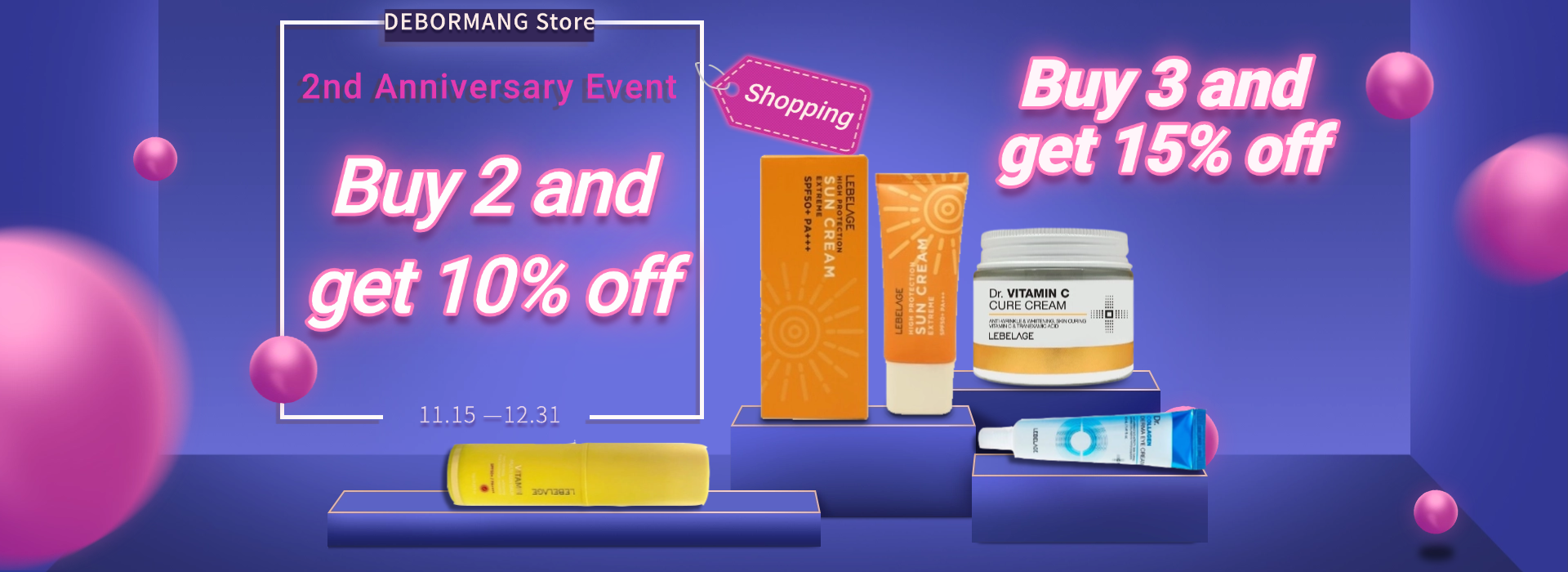 LEBELAGE High Protection Face Sunscreen SPF 50+/PA+++ 30ml/Face Sun ...
