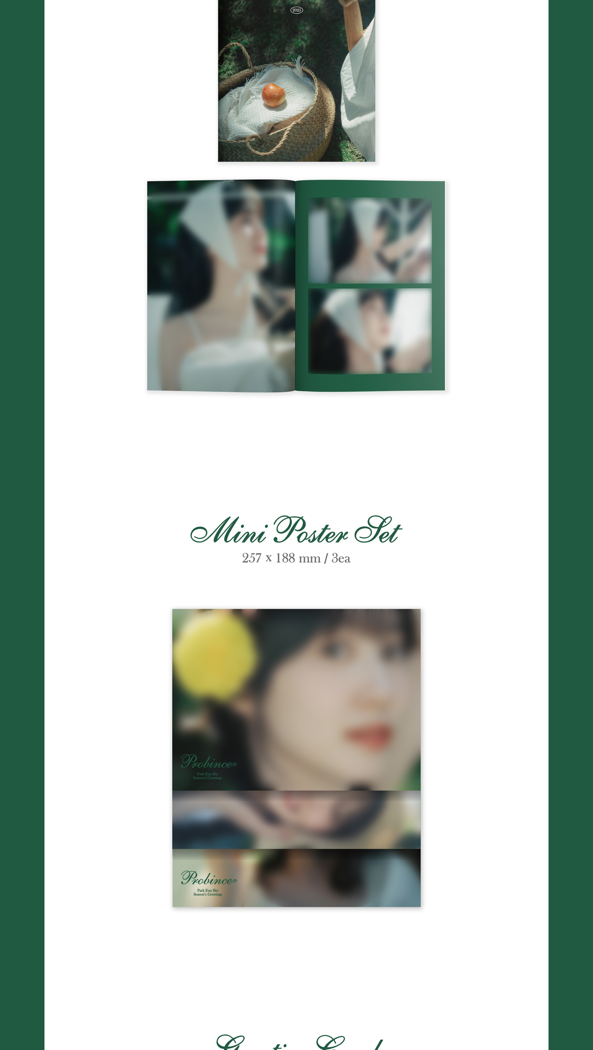 PARK EUN BIN - 2025 SEASON'S GREETINGS [PROBINCE] (26th Dec.2024) | Shopee Malaysia