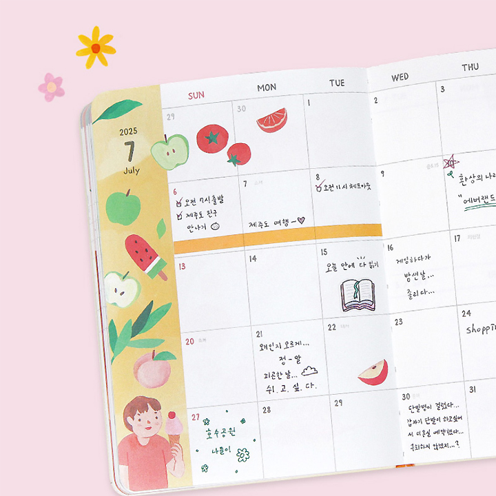7321DESIGN The Daily Story 2025 Diary Planner, Korea | Shopee Malaysia