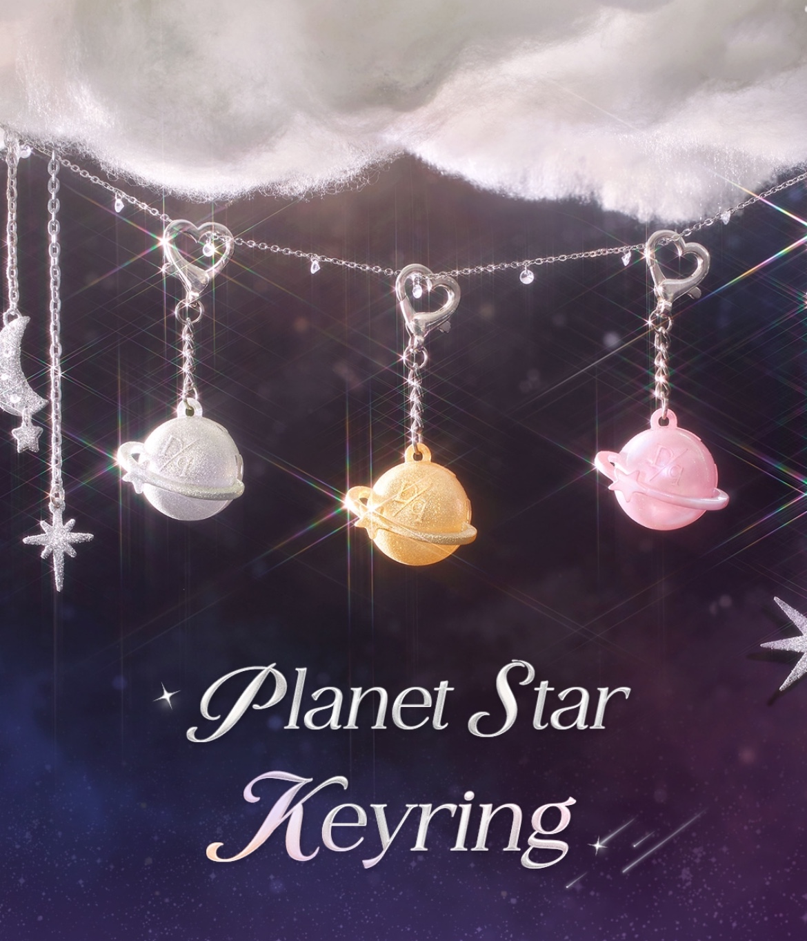 dasique NEW Souffle Color Pot Planet Star Keychain | Shopee Malaysia
