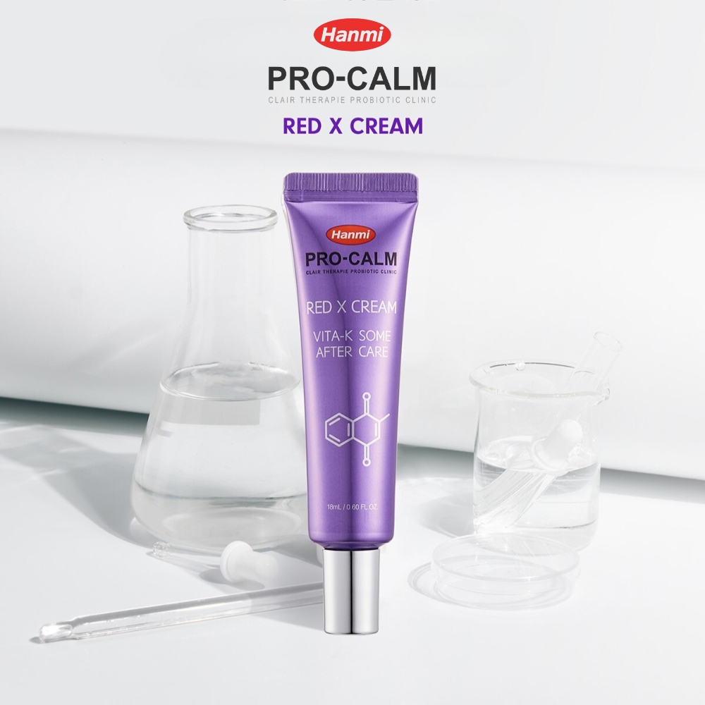 Hanmi PROCALM RED X Bruising Cream 18ml for Sensitive Skin, Soothing & Regenerative ...
