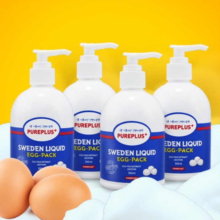 Swedish Liquid Egg Pack Cleanser / 2-in-1 Face Wash & Mask Soap 300ml ...
